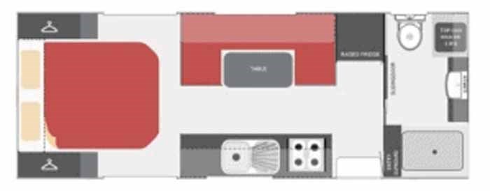 Tungsten Tourer URBAN CARAVANS Caravans Range - Hervey Bay Caravans